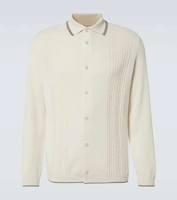 Brunello Cucinelli Cotton Polo Sweater