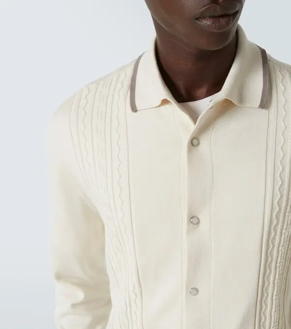 Brunello Cucinelli Cotton Polo Sweater
