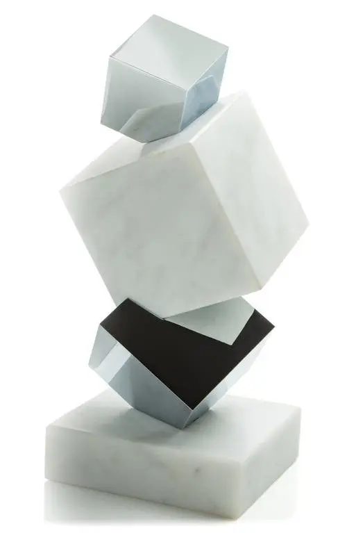 ANNA NEW YORK Torre Objet D'art - White Silver