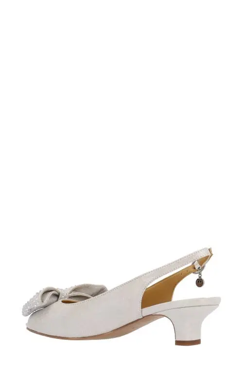 J. Reneé Lirain Slingback Sandal - Silver