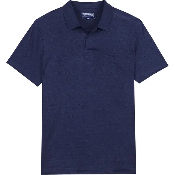 Vilebrequin Linen Jersey Polo - Blue
