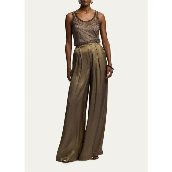 Ralph Lauren Melony Embellished Mesh Tank Top