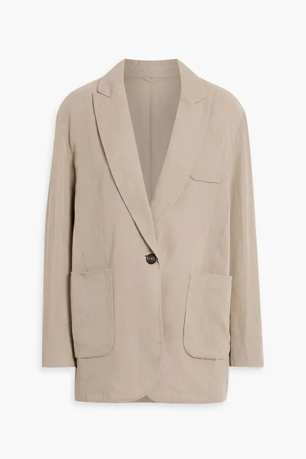 Brunello Cucinelli Cotton Blazer - Neutral