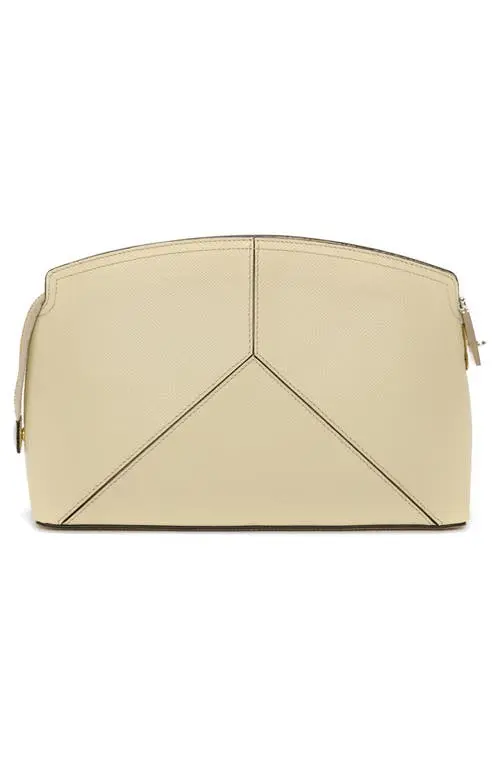 Victoria Beckham The Leather Clutch - Ivory