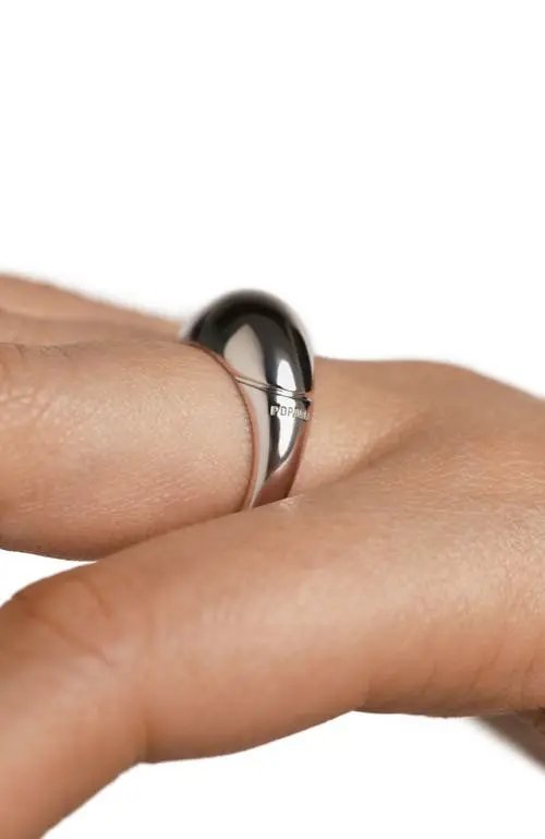 PDPAOLA Bold Dome Ring - Silver