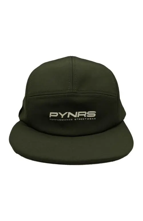 PYNRS PERFORMANCE STREETWEAR 5-panel Run Cap - Deep Olive