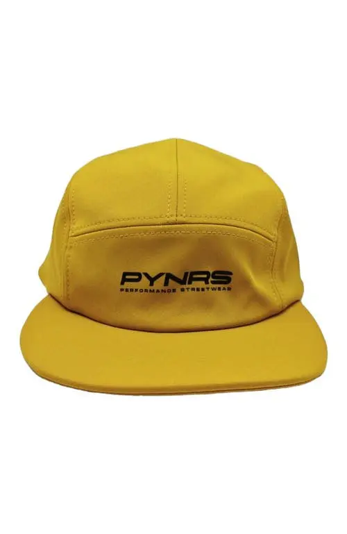 PYNRS PERFORMANCE STREETWEAR 5-panel Run Cap - Mustard