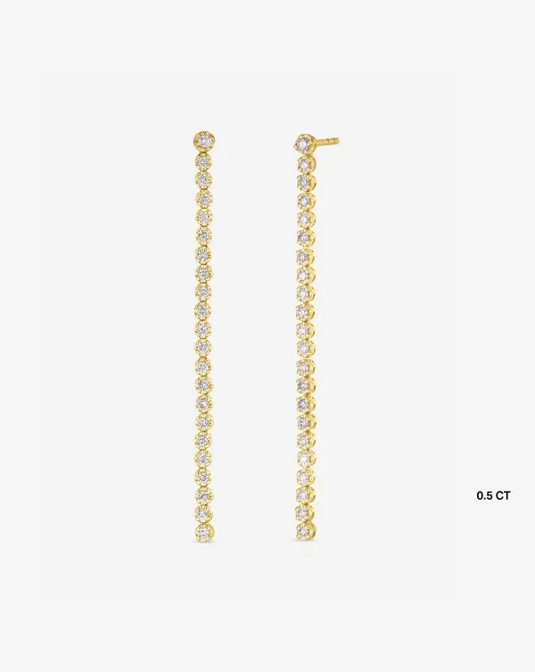 Ring Concierge Tennis Trio Diamond Drop Earrings - One-color
