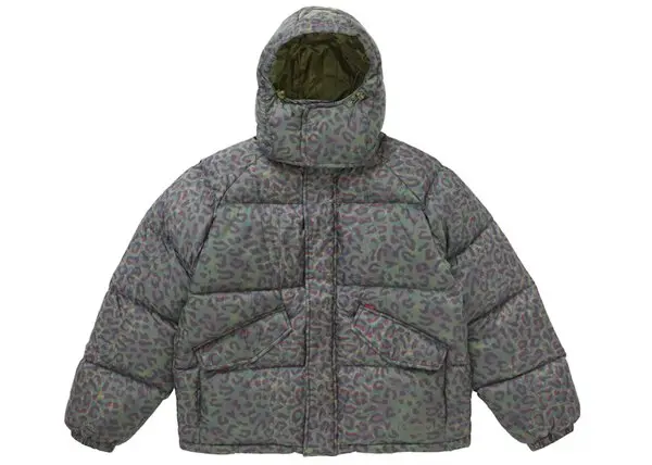 Supreme 700 Fill Down Lightweight Puffer Jacket - Leopard