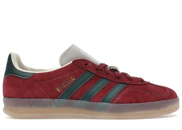 Adidas Gazelle Indoor Sneakers - Shadow Red/shadow Green/wonder White