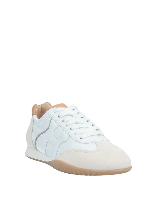 Hogan Leather & Suede Low-top Sneakers - Ivory