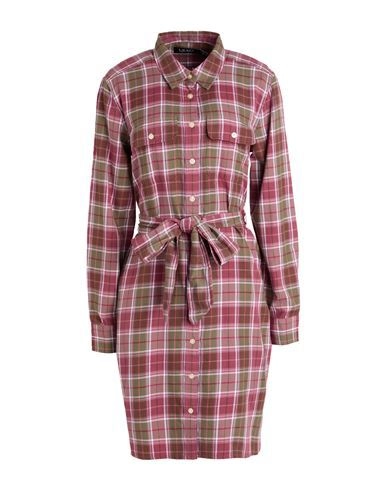 Ralph Lauren Mini Twill Shirt Dress - Mauve