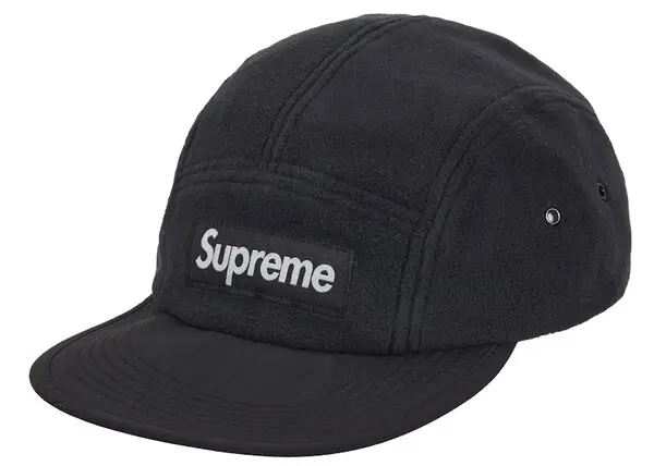 Supreme Polartec Earflap Camp Cap - Black