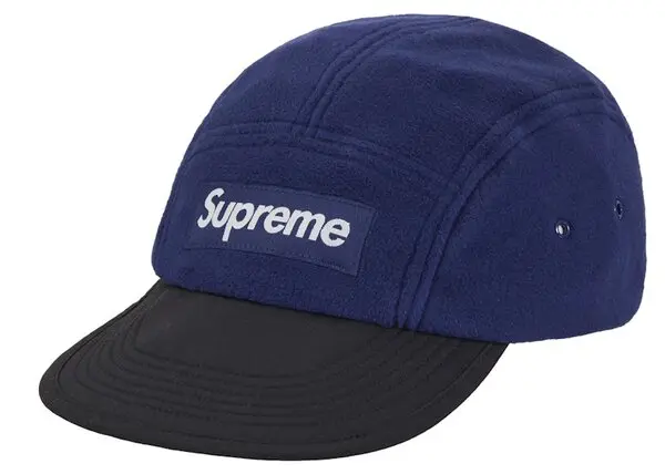 Supreme Polartec Earflap Camp Cap - Navy Blue