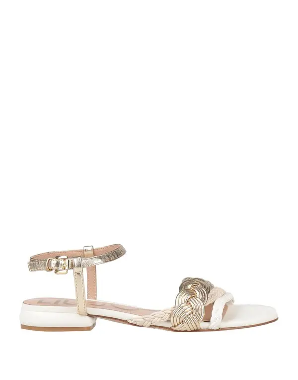 Liu Jo Textile Fibers Flat Sandals
