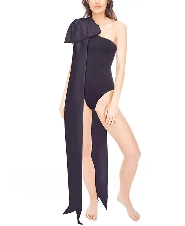 TABACARU Milly Swimsuit With Bow - Black