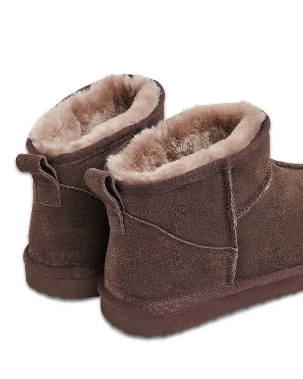 Whistles Shearling Lined Slipper Boots