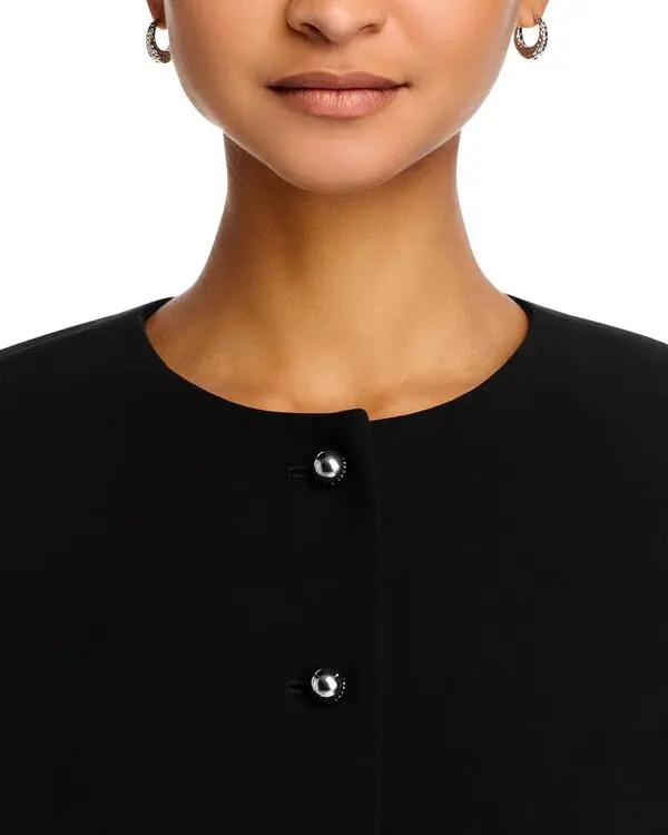 Derek Lam 10 Crosby Elizabeth Peplum Jacket - Black