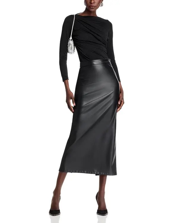Chiara Boni La Petite Robe Draped Long Sleeve Top