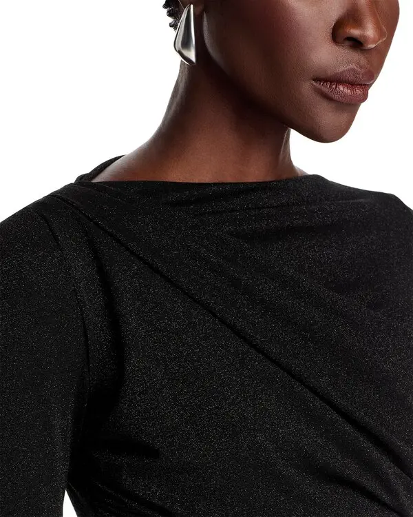 Chiara Boni La Petite Robe Draped Long Sleeve Top