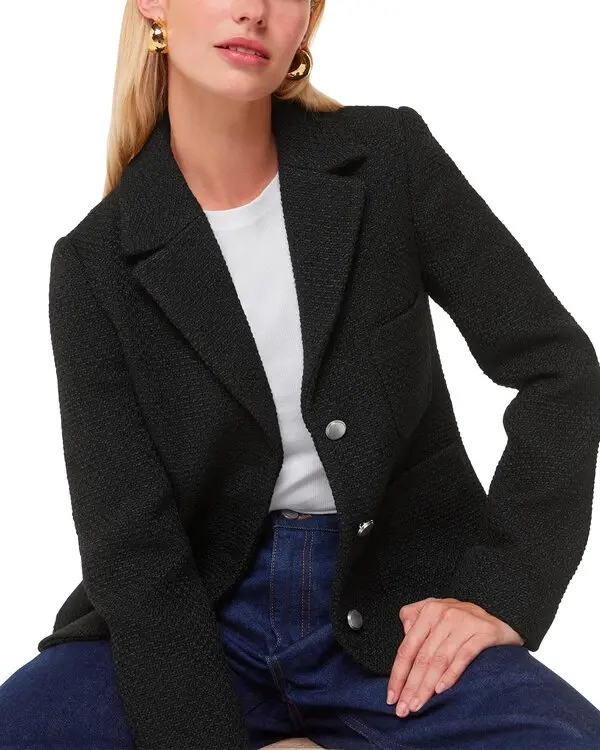 Whistles Textured Notched Lapel Blazer