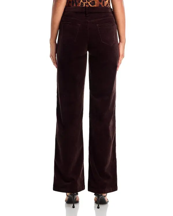 L'Agence Stevie Velvet High Rise Straight Jeans