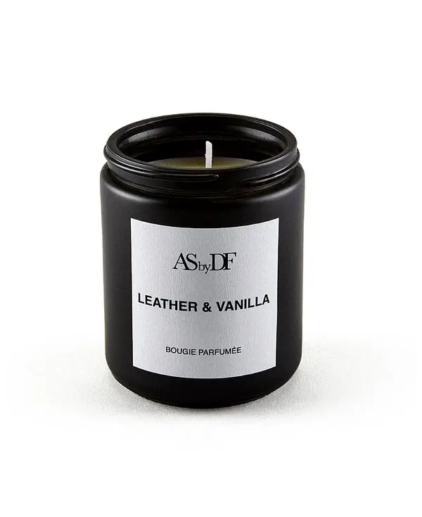 AS By DF Leather & Vanilla Candle