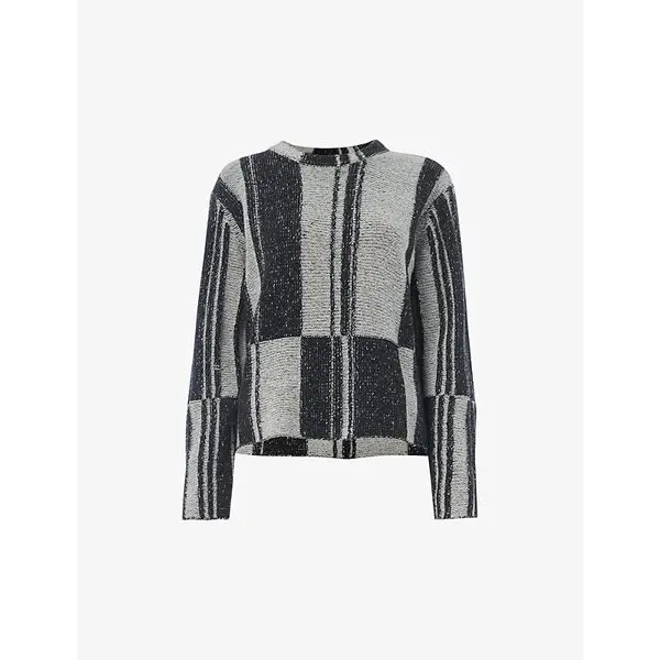 Whistles Block Stripe Wool-blend Jumper