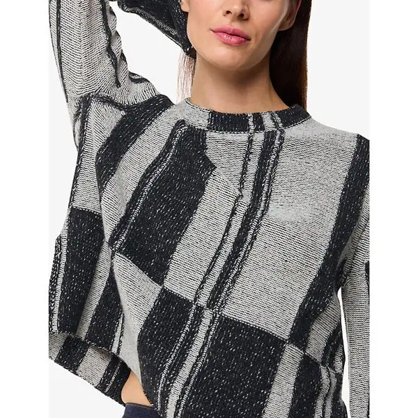 Whistles Block Stripe Wool-blend Jumper