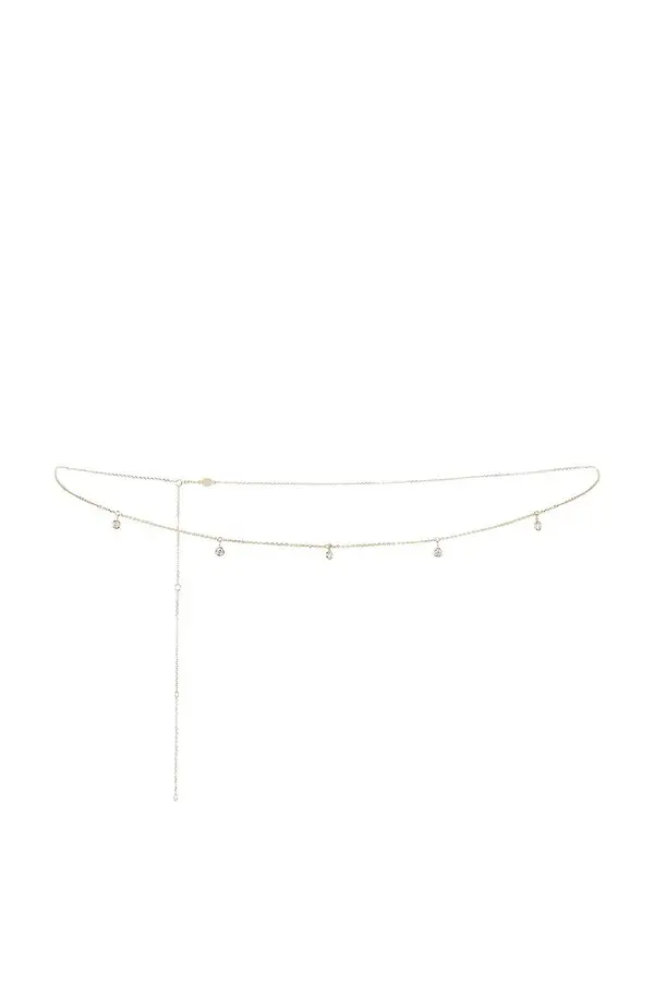 ISA GRUTMAN Diamond Belly Chain - Yellow Gold