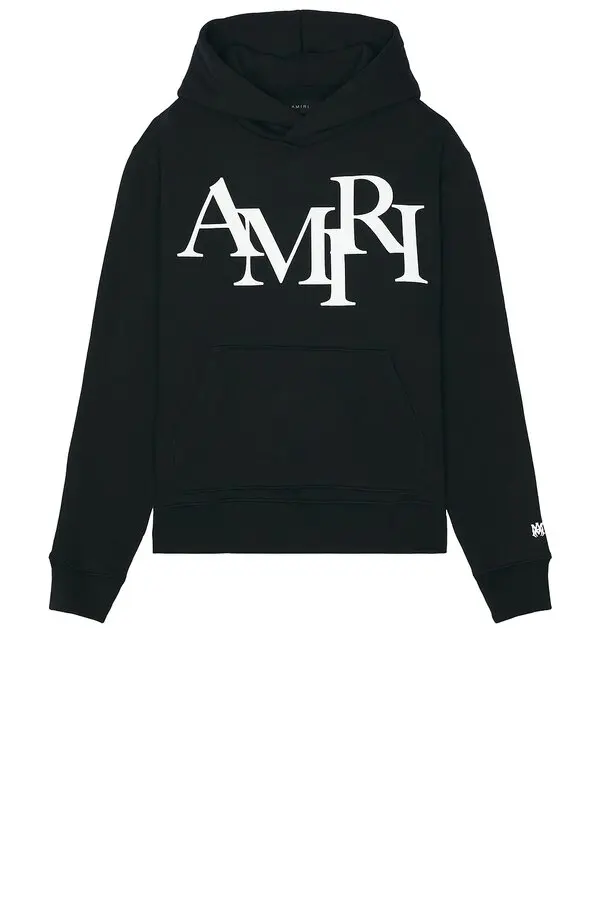 Amiri Staggered Logo Hoodie