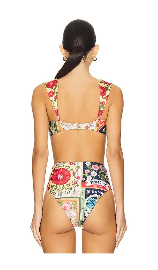 Agua Bendita Malory Harvest Bikini Top - Multicolor