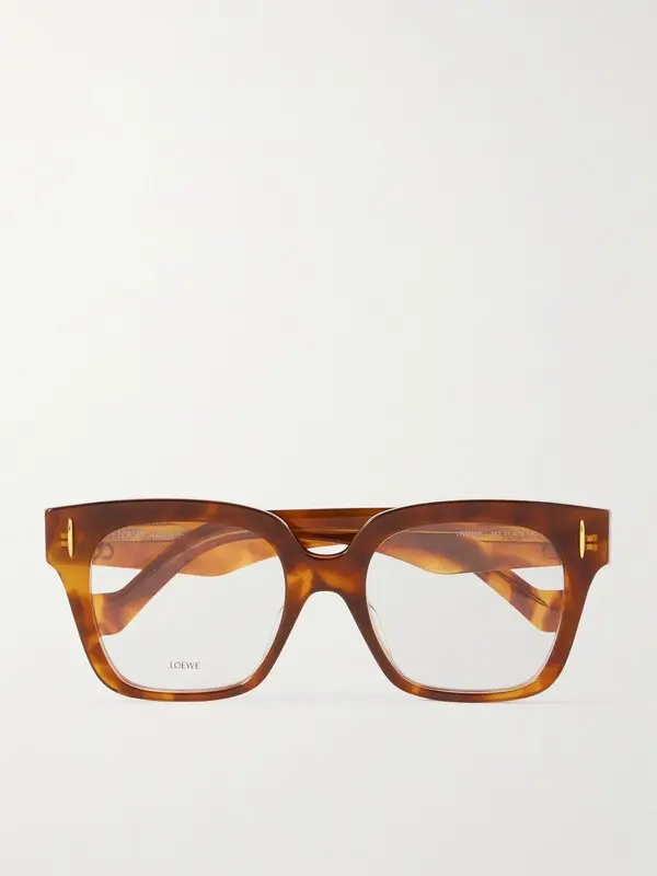 Loewe Square-frame Acetate Optical Glasses - Tortoiseshell