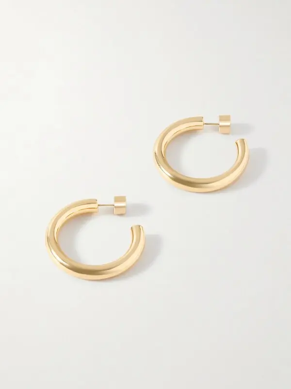 JENNIFER FISHER Natasha Mini -plated Hoop Earrings - Gold