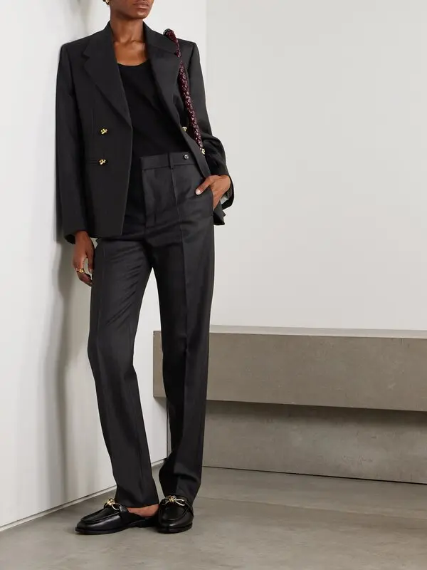 Bottega Veneta Wool Straight-leg Pants