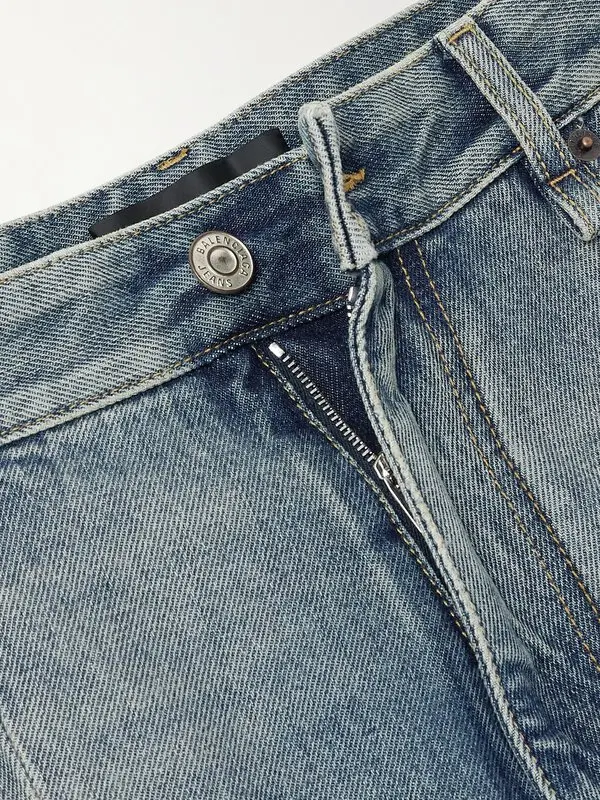 Balenciaga Mid-rise Wide-leg Cargo Jeans