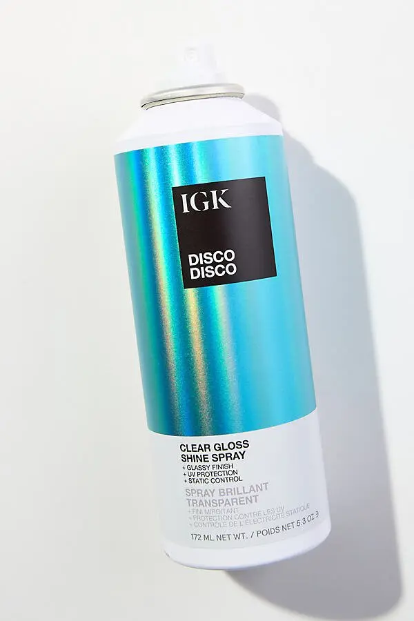 IGK Disco Disco Clear Gloss She Spray - Blue