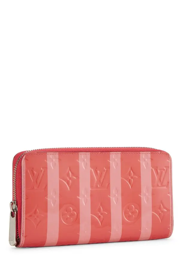 LOUIS VUITTON Rayures Monogram Vernis Zippy
