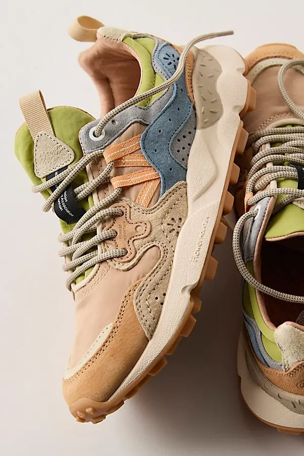 FLOWER MOUNTAIN Yamano 3 Sneakers - Golden Heart-ginger-beige