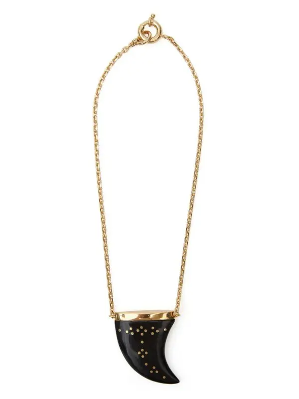 Isabel Marant Short Pendant Necklace - Black
