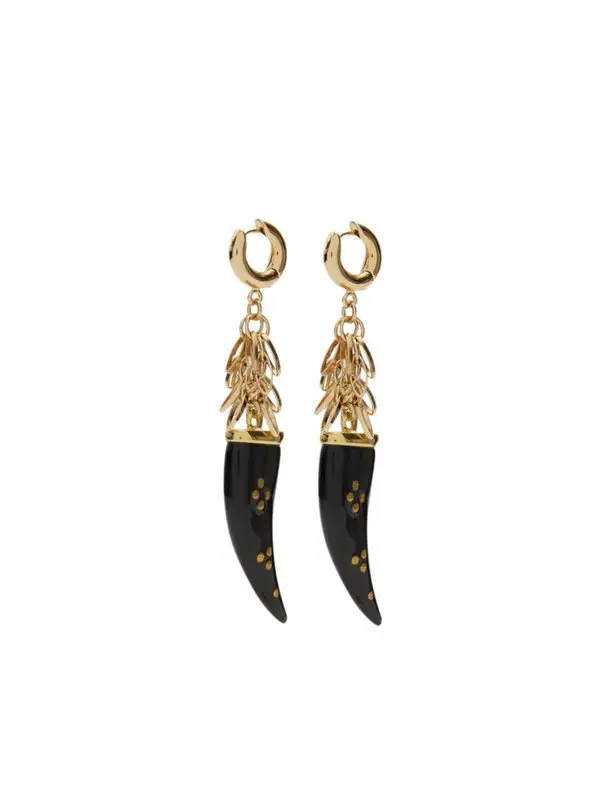 Isabel Marant Pendant Dangle Earrings - Black