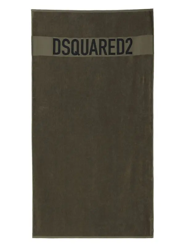 Dsquared2 Logo-print Beach Towel - Green