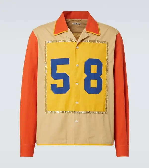 BODE Fifty-eight Printed Cotton Shirt