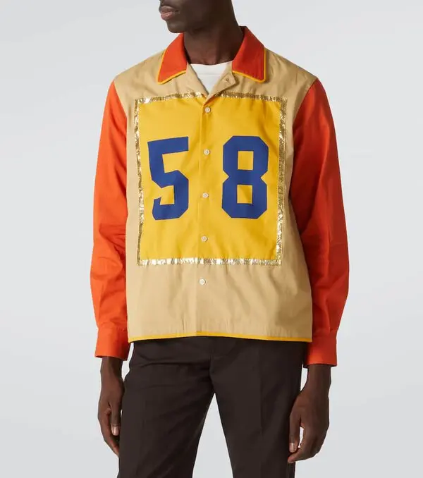 BODE Fifty-eight Printed Cotton Shirt