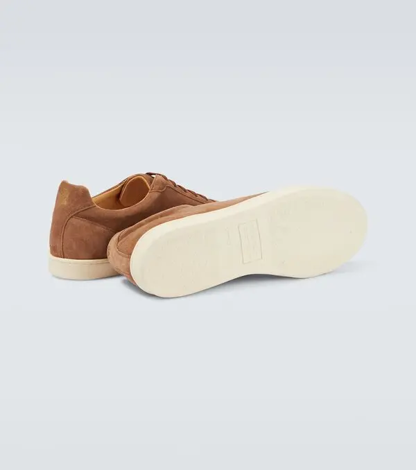 Brunello Cucinelli Suede Low Top Sneakers