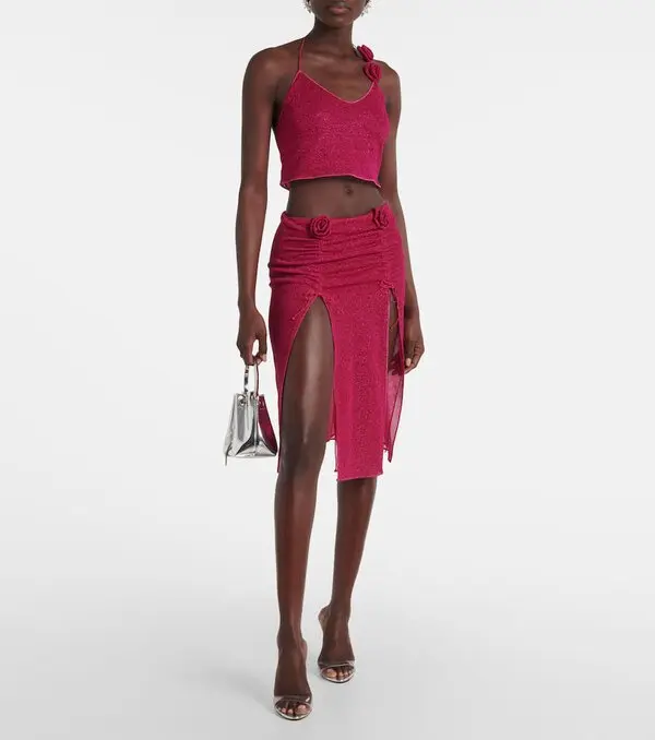 Oseree Lumiere Lame Top