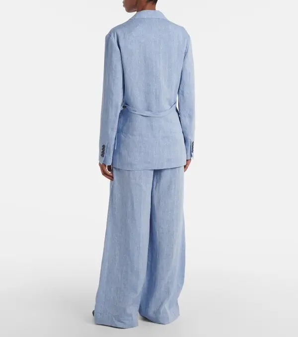 Brunello Cucinelli Linen-blend Single-breasted Blazer