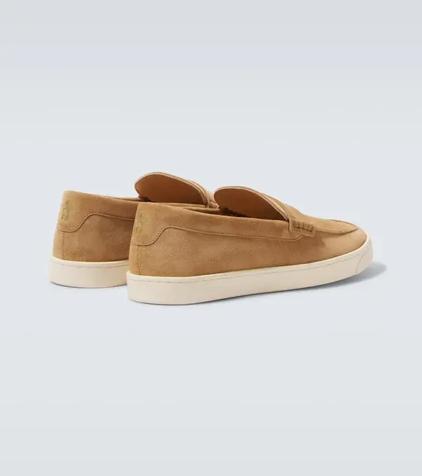 Brunello Cucinelli Suede Loafers - Brown