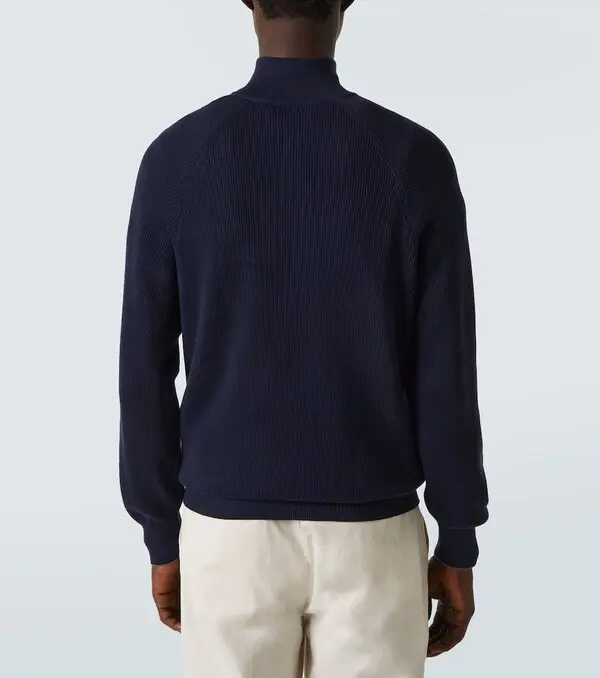Brunello Cucinelli Half-zip Sweater - Blue