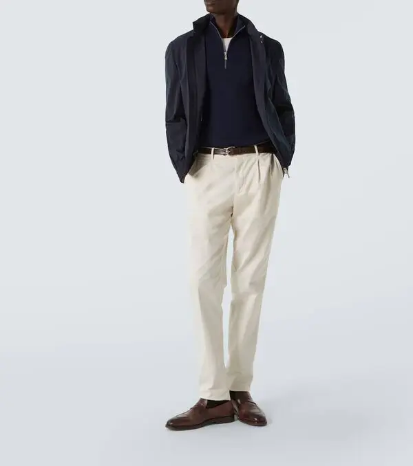 Brunello Cucinelli Half-zip Sweater - Blue